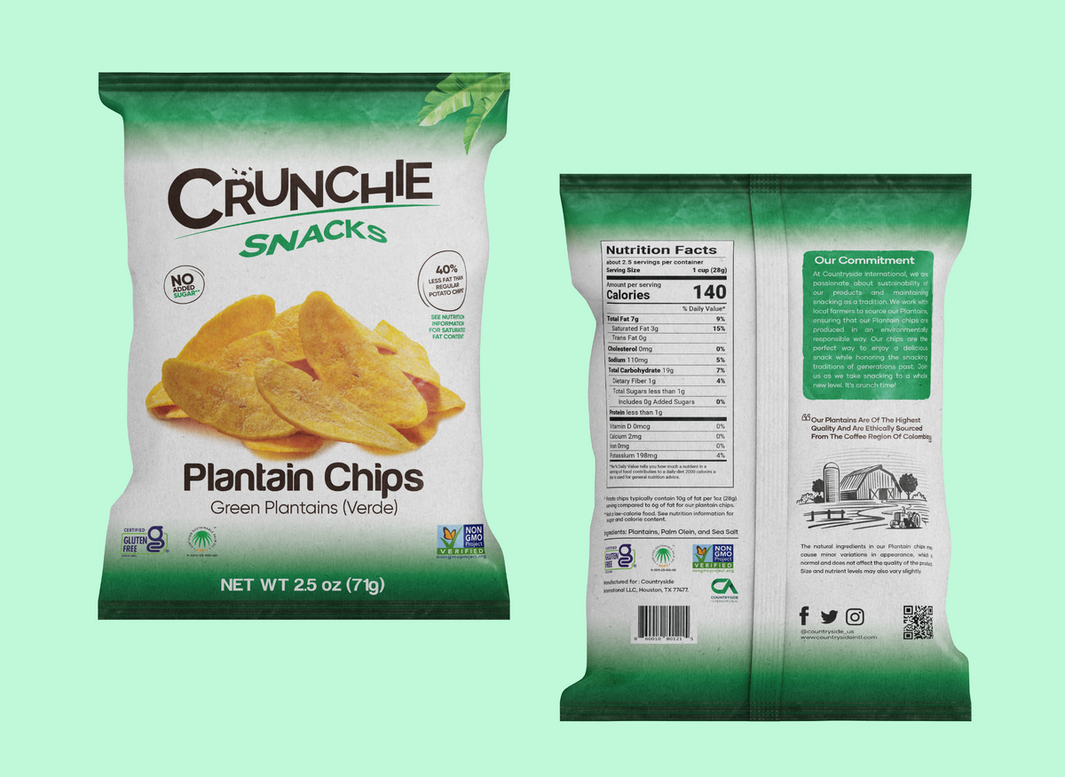 All Natural Plantain Chips – Crunchie Snacks